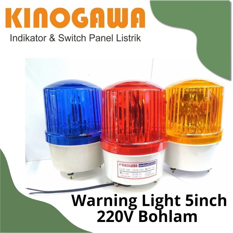 Jual Lampu LTE-1121 220v 5" inch - Warning Light - Lampu Putar 5 inch ...