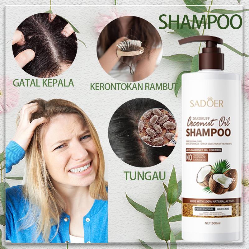 Jual Shampo anti ketombe dan gatal memperbaiki akar rambut yang rusak dan melindungi kulit ...