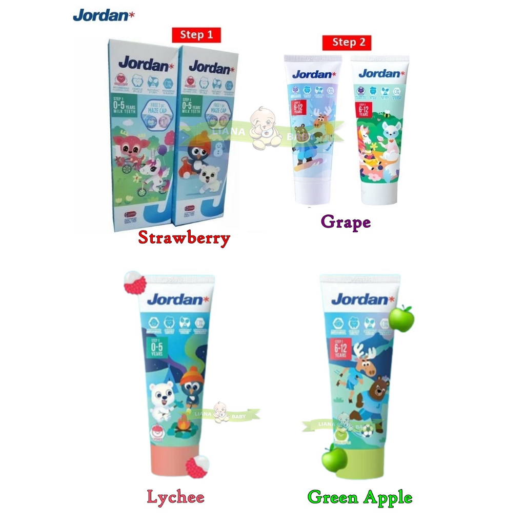 Jual PERA612 JORDAN ODOL TOOTHPASTE PASTA GIGI ANAK/ TOOTHPASTE KIDS ...