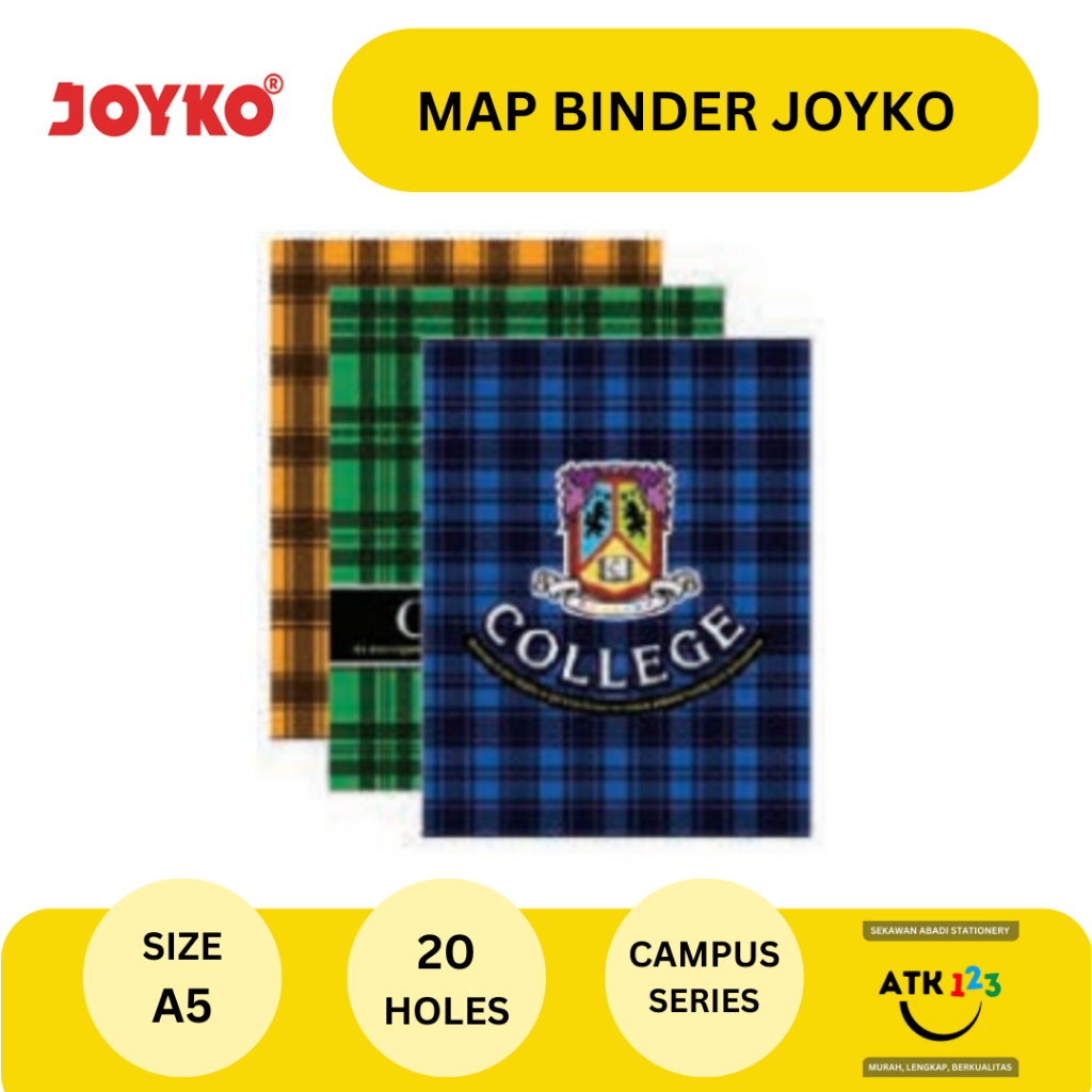Jual JOYKO Map Binder / Buku Binder / Binder Kuliah Joyko A5 Colors ...