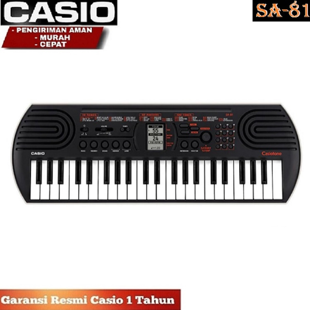 Jual Keyboard Piano CASIO SA-81 / SA81 / SA 81 Garansi Resmi 1 Tahun ...