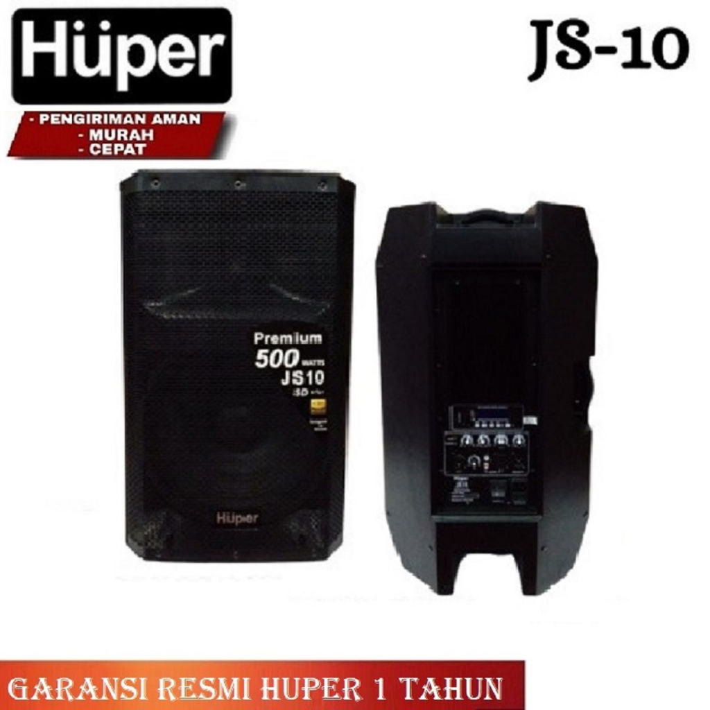 Jual Speaker Aktif Huper Premium Js10 500watt Huper Js 10 ORIGINAL - huper js10 New | Shopee ...