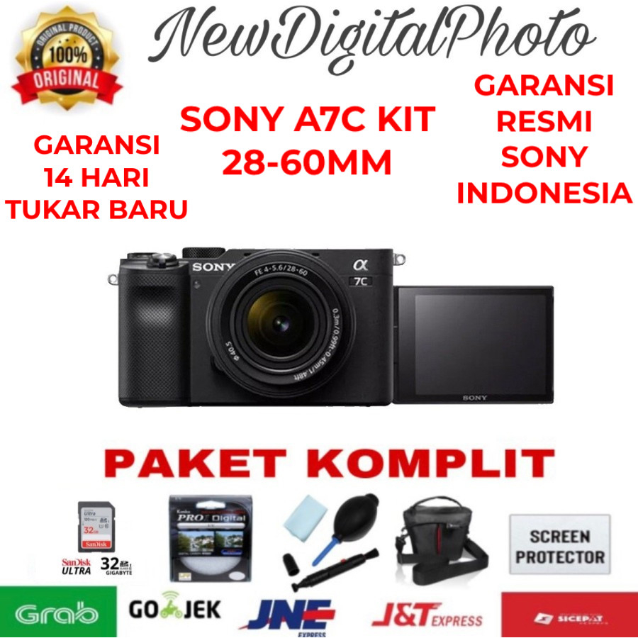Jual Sony Alpha A7C Sony A7C Sony A 7C Sony A7 C kit 28-60mm GARANSI RESMI | Shopee Indonesia