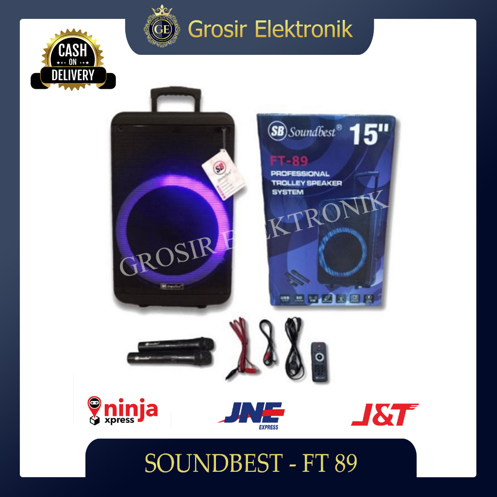 Jual Speaker System SOUNDBEST FT 89 15" inch Dengan Woofer + Tweeter ...