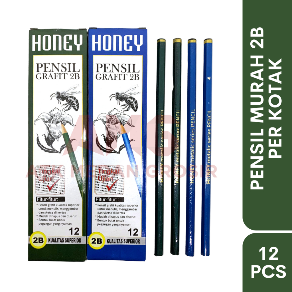 Jual PENSIL KAYU MURAH 1 BOX ISI 12 PCS | Shopee Indonesia
