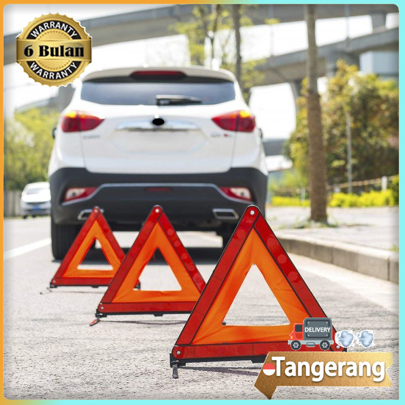 Jual Triangle Warning Sign Emergency / Segitiga Pengaman Mobil ...