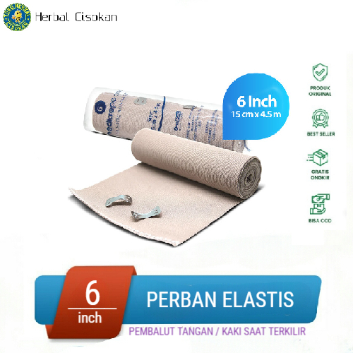 Jual Perban Elastik Onemed Medicrepe 6 inch Elastic Bandage Perban ...