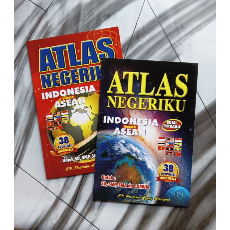 Jual ATLAS NEGERIKU INDONESIA DAN ASEAN (UKURAN KECIL) | Shopee Indonesia