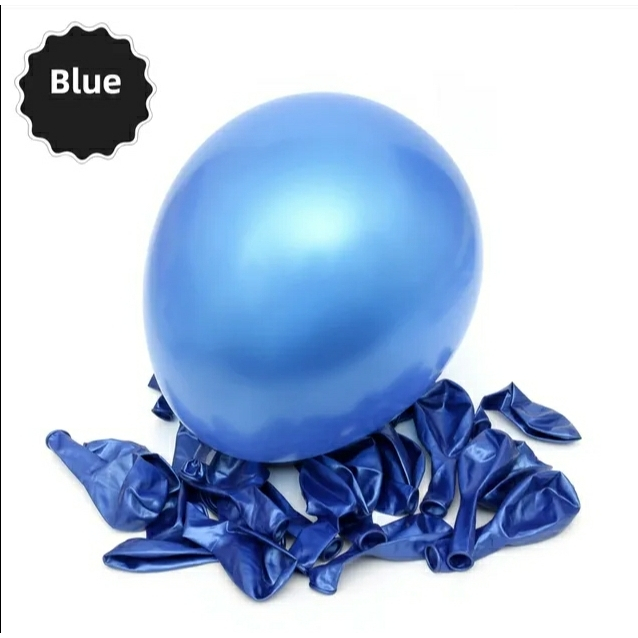 Jual ISI 50 Pcs Balon Latex metalik 1 Pack Isi 50 Pcs 12 Inch / Balon ...
