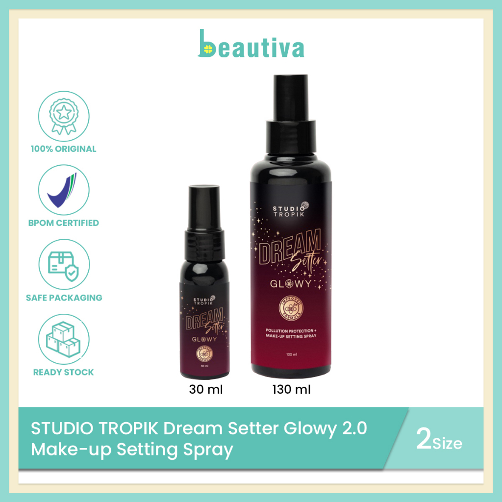 Jual Studio Tropik DreamSetter Glowy 2.0 : Pollution Protection Make-up ...