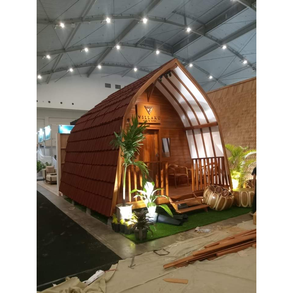 Jual Villa Rumah Kayu Resort Konsep Glamping | Shopee Indonesia