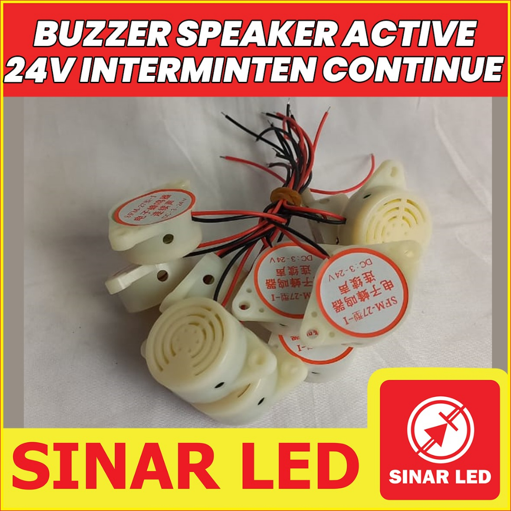 Jual SFM-27 BUZZER SPEAKER ACTIVE PIEZO CONTINOUS 3V-24V 3-24V | Shopee Indonesia