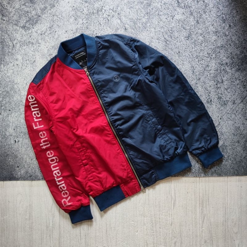 Jual GROOVE RHYME TWO TONE BOMBER JACKET | Shopee Indonesia