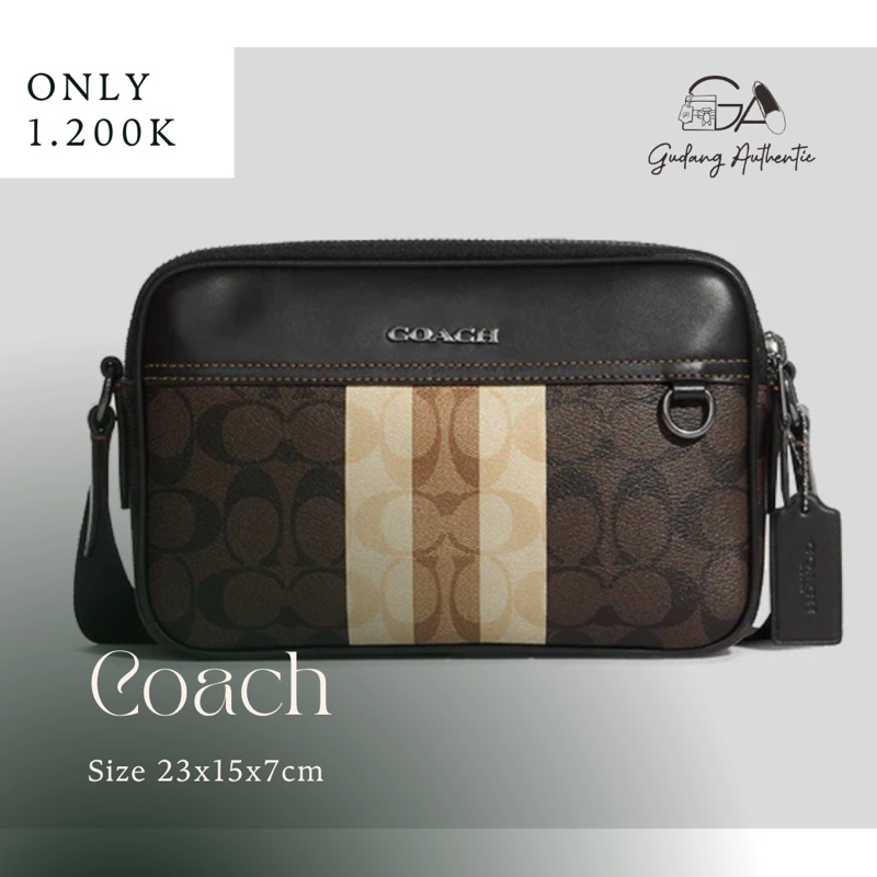 Jual coach Men's Shoulder Bag Cross Body Bag Camera Bag | Shopee Indonesia
