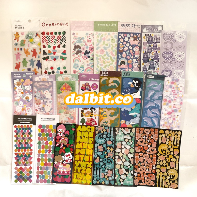 Jual [READY] KOREAN & THAI BRANDS DECO STICKER l & STATIONERY [NOMNAMMS ...