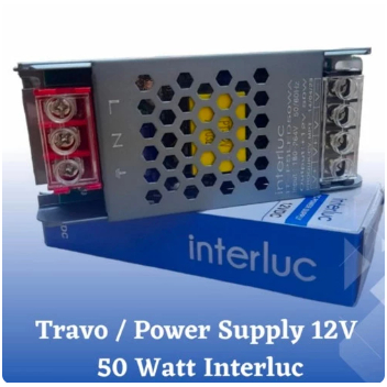 Jual Travo /Power Supply 12V DC 50 Watt Interluc | Shopee Indonesia