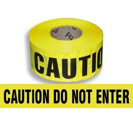 Jual Barricade Police Line Barricade Tape Caution Do Not Enter Ukuran 3 ...
