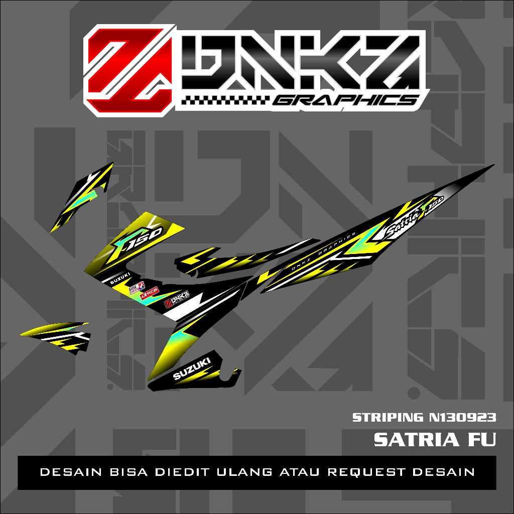 Jual Stiker Satria FU Facelift Decal Striping Satria FU Facelift ...