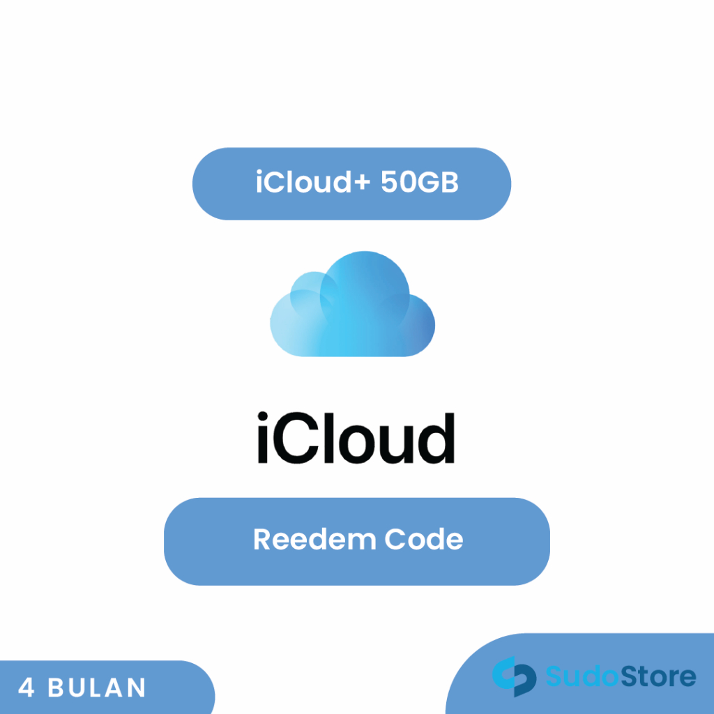 Jual iCloud+ 50GB 4 BULAN via REEDEM CODE | Shopee Indonesia