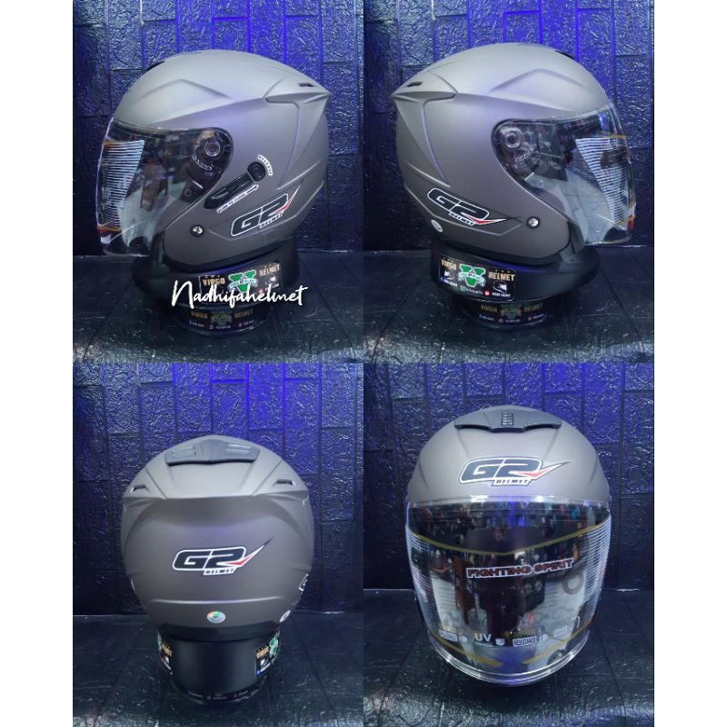 Jual HELM G2 optimax solid polos original 100% | Shopee Indonesia
