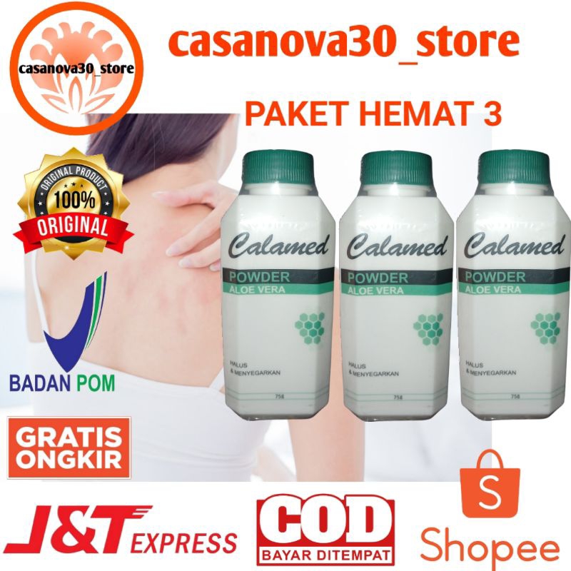 Jual Calamed Powder Obat biang keringat bedak gatal herosin | Shopee ...