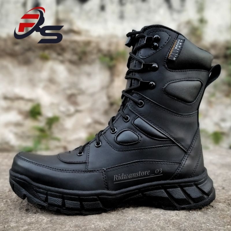 Jual SEPATU PDL TNI POLRI JATAH POLISI SATPAM SECURITY BANSER BOOTS ...