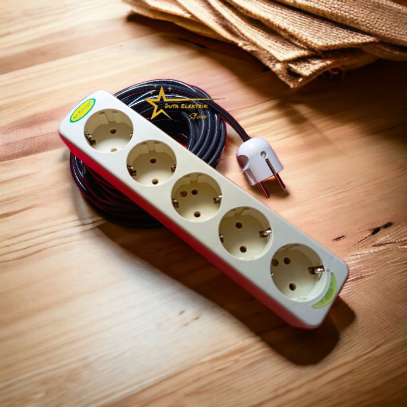 Jual Stop Kontak Listrik Set MATSUI / Extension Wire / Stop Kontak Kabel Colokan Listrik 1 / 2 ...