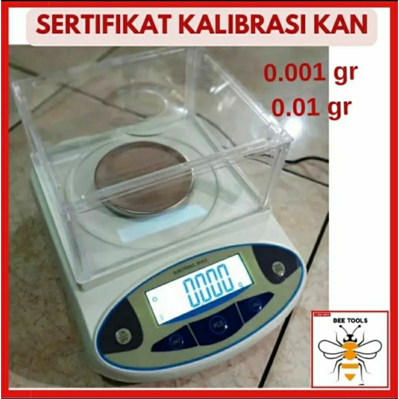 Jual TIMBANGAN DIGITAL ANALITIK 0.001 gr SERTIFIKAT KALIBRASI KAN | Shopee Indonesia