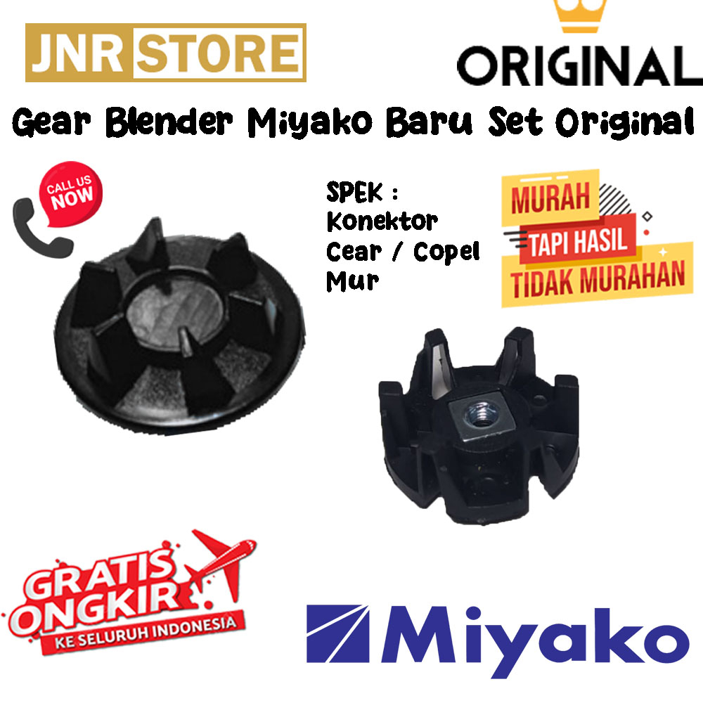 Jual Gigi Blender Miyako Conektor Blender Miyako Satu Set Original ...