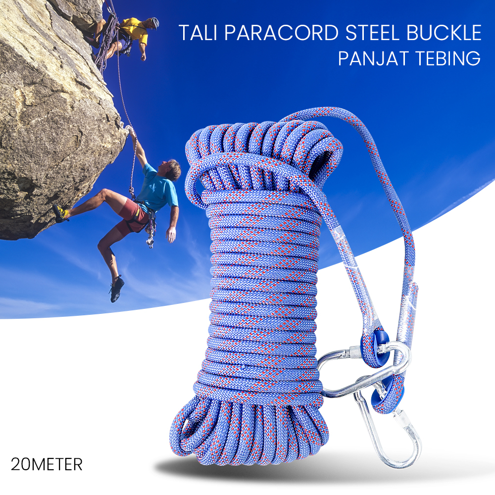 Jual Karmantel statis 10mm 10 mm 20m 20 m static rope safety climbing ...