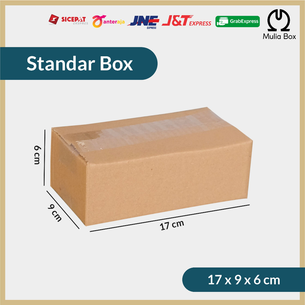 Jual Kardus Packing Standar Box 17 x 9 x 6 cm Corrugated Karton Dus ...