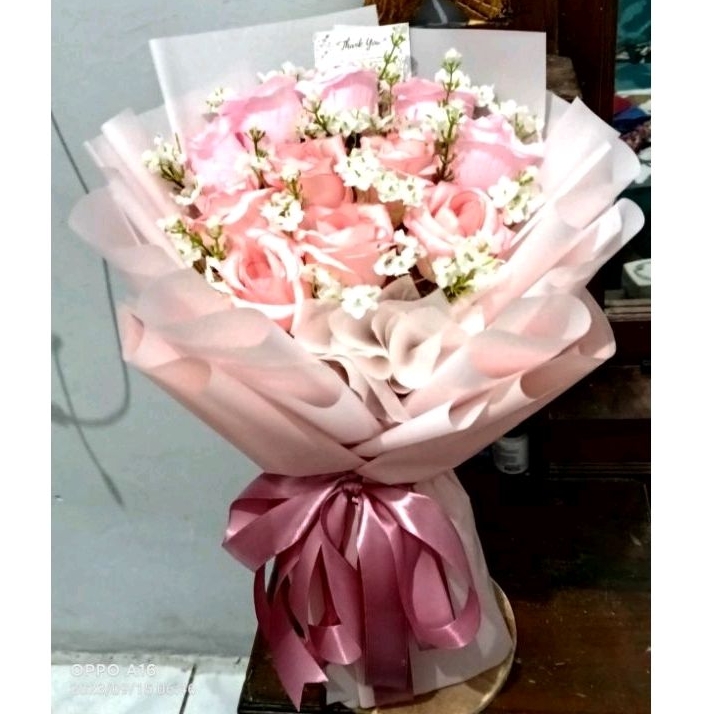Jual [BEST SELLER] BOUQUET BUNGA ARTIFICIAL MAWAR / BUCKET BUNGA CANTIK ...