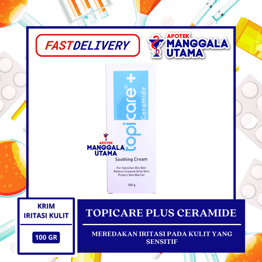 Jual TOPICARE+ (PLUS) CERAMIDE CREAM 100 GRAM | Shopee Indonesia