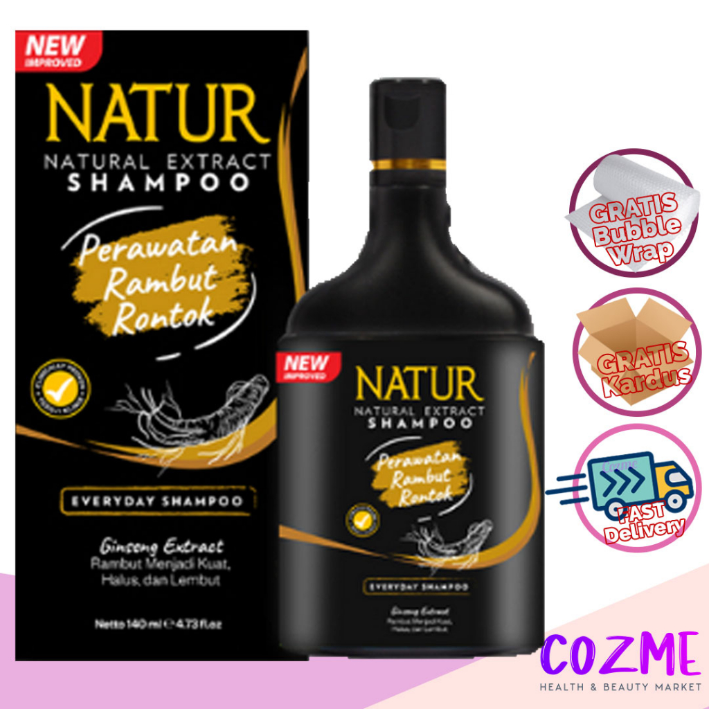 Jual NATUR Shampoo Ginseng Anti Rontok | Shopee Indonesia