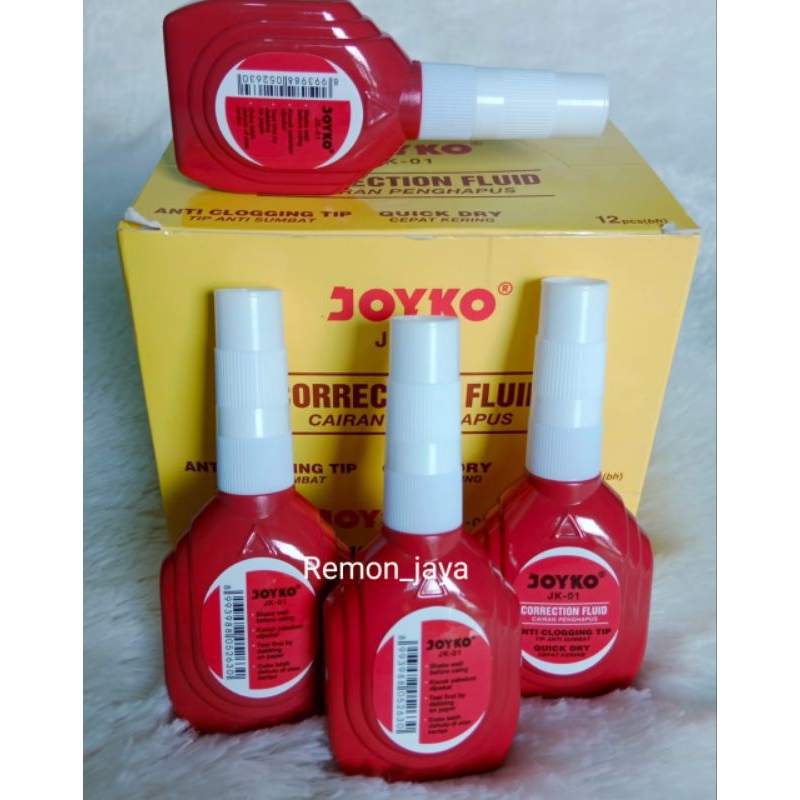 Jual promo Tip ex joyko Jk-01 / tip ex cair isi 6 pcs | Shopee Indonesia