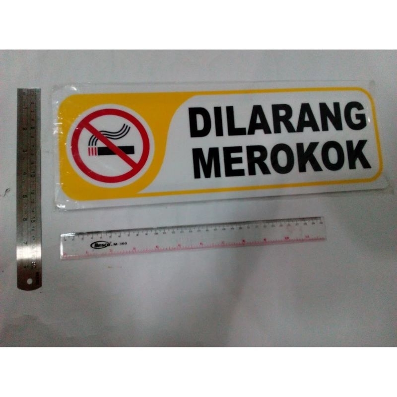 Jual Plat Sign Boar Akrilik Tulisan DILARANG MEROKOK Papan Rambu ... Jual Plat Sign Boar Akrilik Tulisan DILARANG MEROKOK Papan Rambu ...