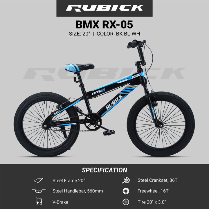 Jual Sepeda BMX Anak Rubick RX05 (20x3.0) Ban Besar 7-12 Tahun | Shopee Indonesia