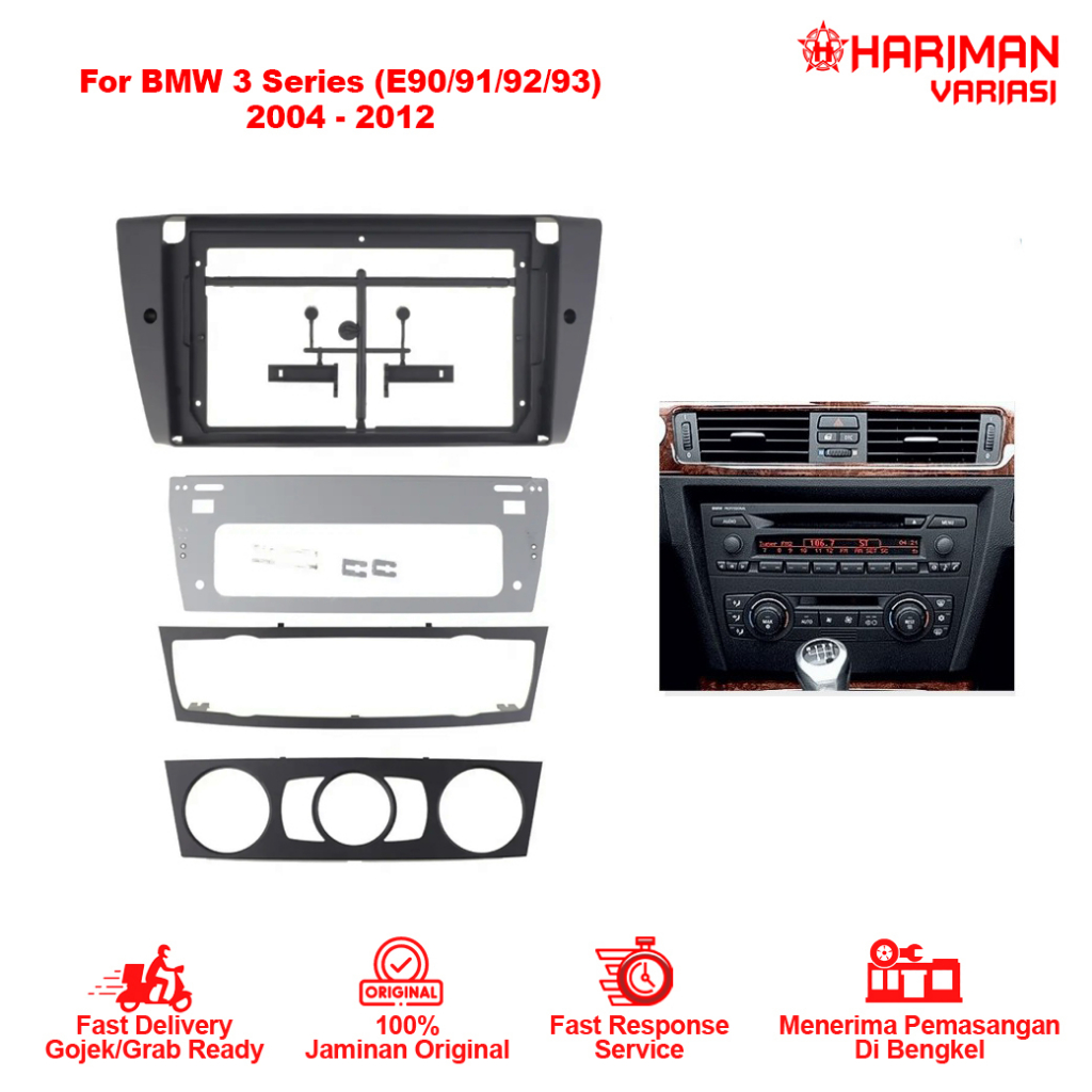 Jual FRAME HEAD UNIT ANDROID BMW 3 SERIES E90-E93 2004-2012 9 INCH ...