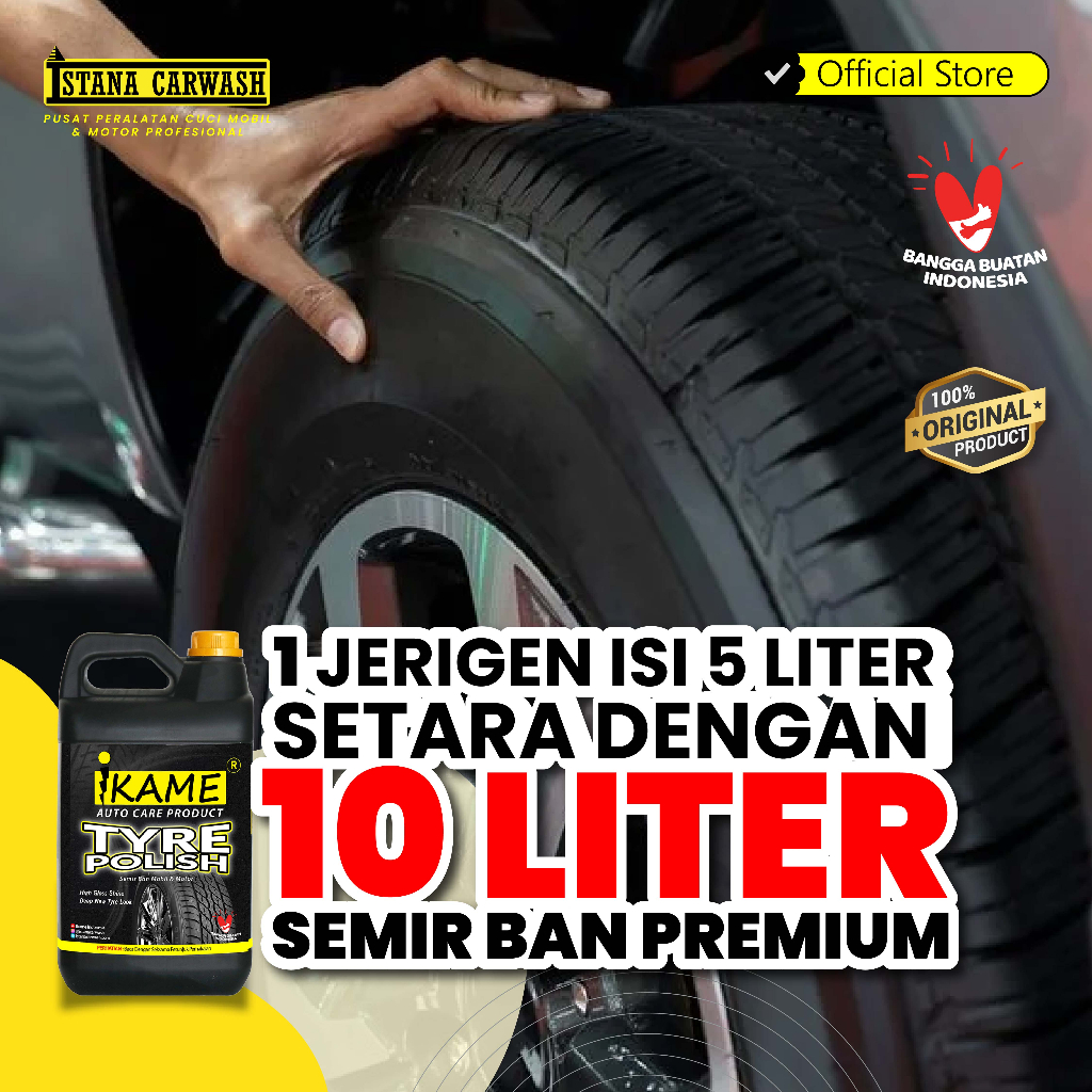 Jual Semir Ban Mobil Premium Pengkilap Ban / Penghitam ban mobil motor ...