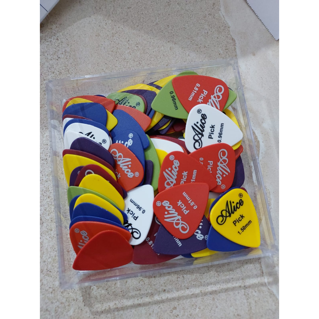 Jual PICK GITAR ALICE BANYAK MOTIF DAN WARNA HARGA SATUAN | Shopee ...