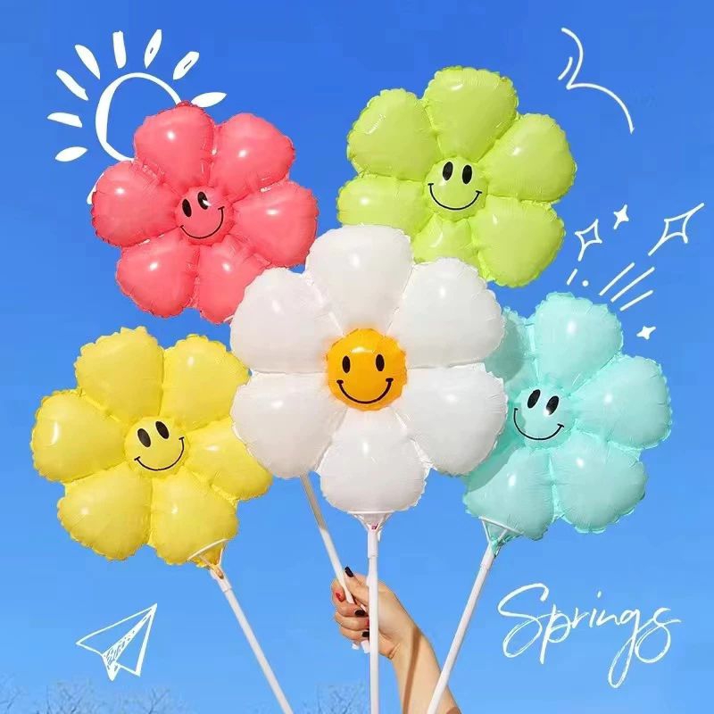 Jual Balon Bunga Daisy / Balon Bunga Smile balon balon ulang tahun ...