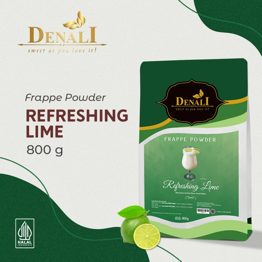Jual Denali Refreshing Lime Frappe Powder / Denali Frappe Powder ...