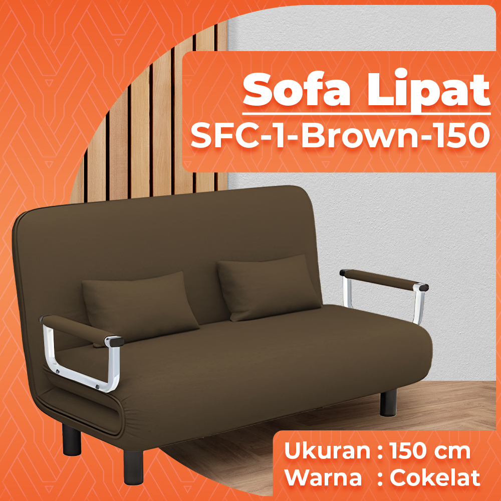 Jual SofaBed Multifungsi Sofa Bed Ukuran 150CM Sofabed Tidur Minimalis Sofa Kursi Tamu Nyaman ...