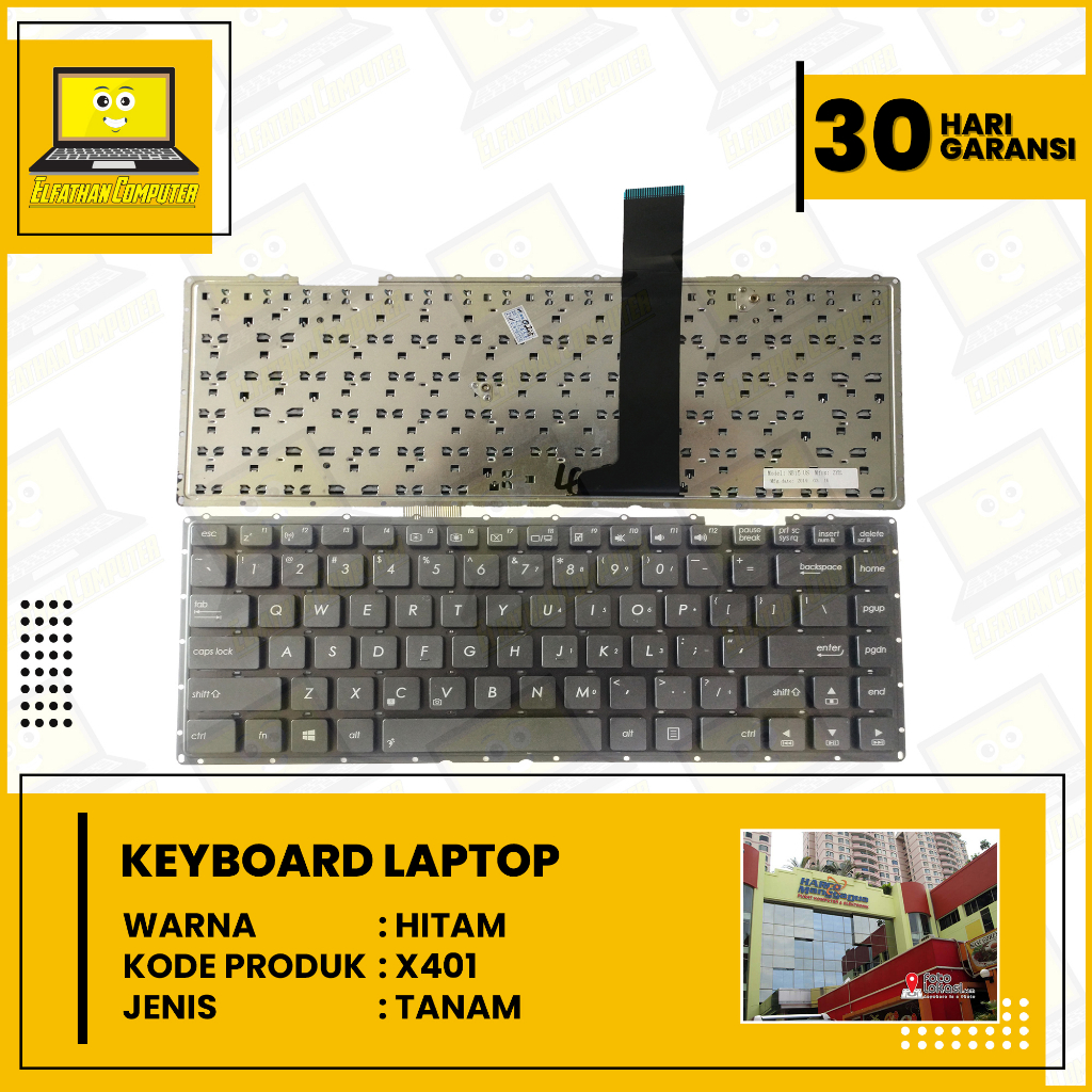 Jual KEYBOARD ASUS X401 Series X450 Series A450 Series X452 Series ...