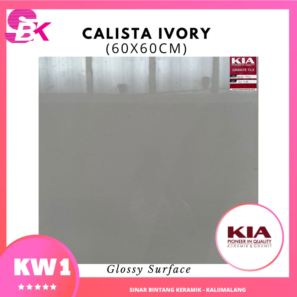 Jual Granit Ruangan 60x60 Calista Ivory Kia | Shopee Indonesia