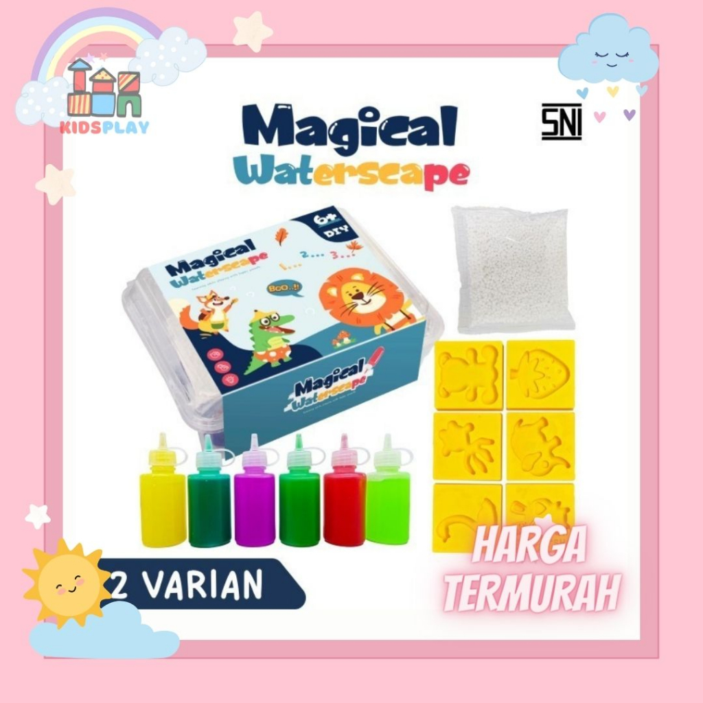 Jual DIY Magical Waterscape Water Jelly Sensory Play Mainan Sensorik ...