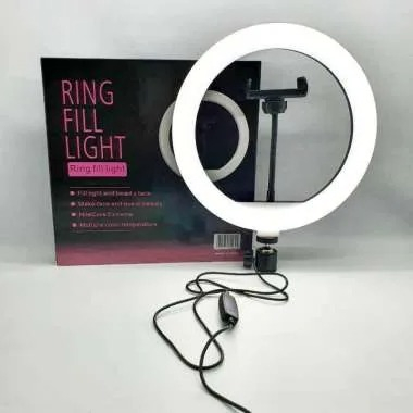 Jual Lampu Ring Light 26cm Besar/ Ringlight Selfie / Led Ring Light ...