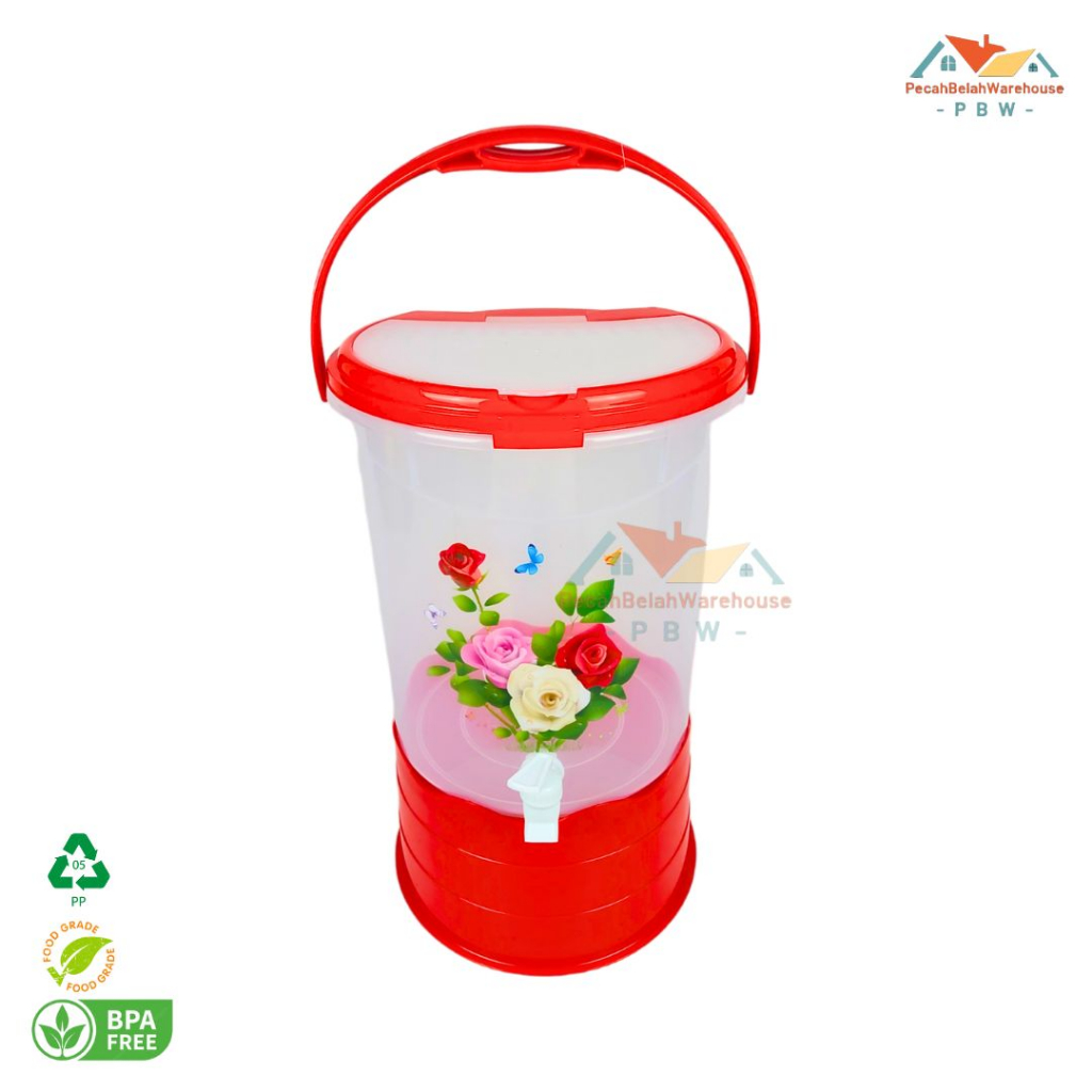 Jual Dispenser Plastik 15 Liter MPW Mikiwa / Drink Jar Plastik ...