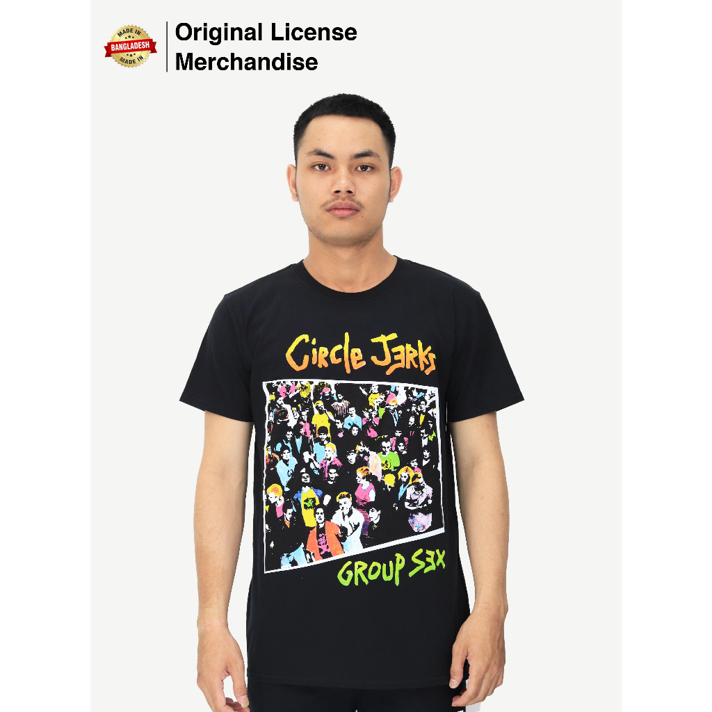 Jual Baju Kaos Pendek Hitam Pria Unisex Dewasa Premium Musik Band