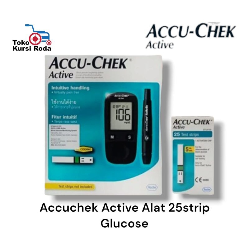 Jual Accu-Check Active Alat Cek Gula Darah | Shopee Indonesia